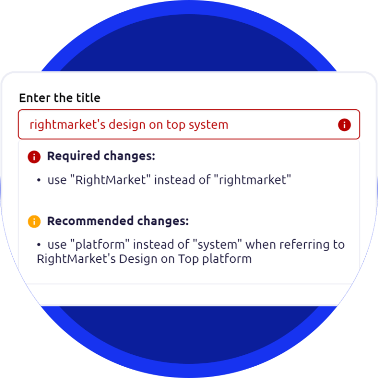 Design on top - RightMarket